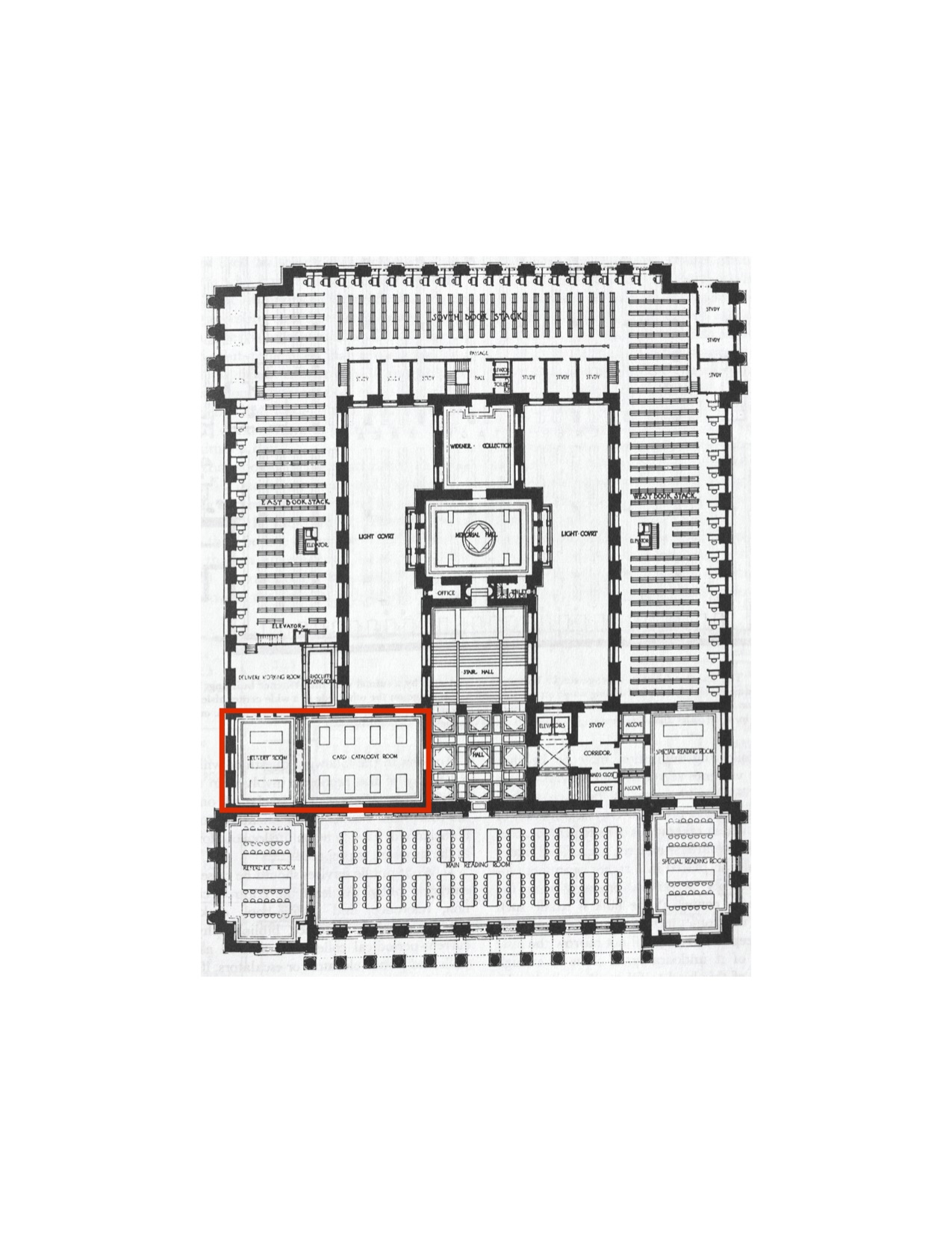 Widener floor plan - Retrospect