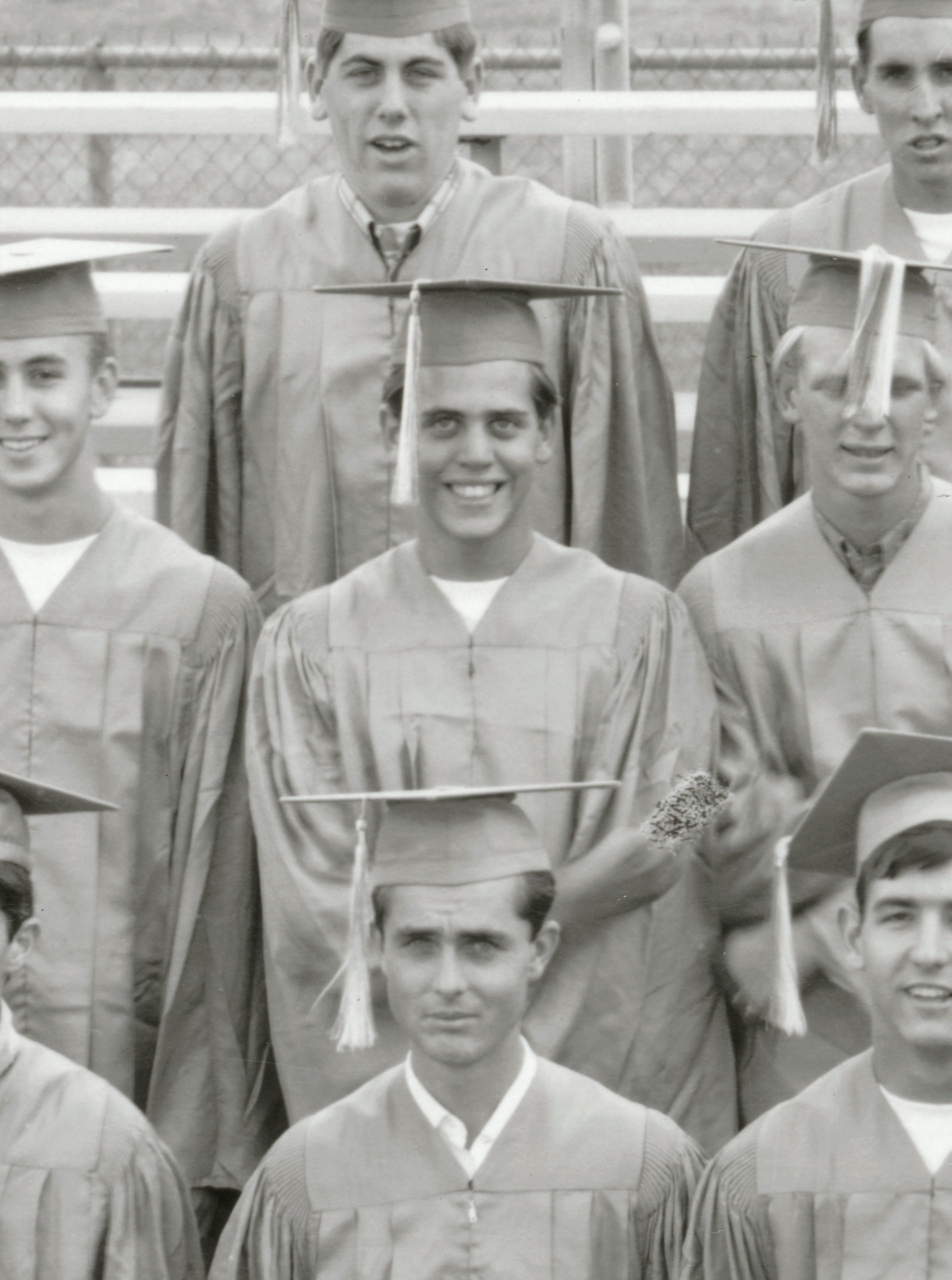 1967. Dan's high school graduation photo - Retrospect